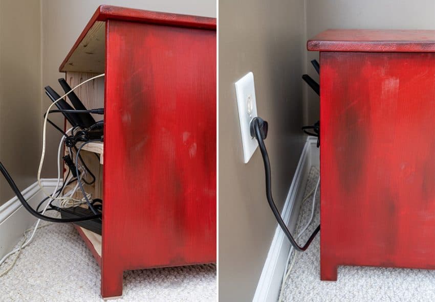 Hiding Modem And Router - DIY Storage Cabinet - Home DIY Fun