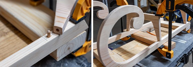 DIY Decorative Wooden Sled - Free Pattern - Home DIY Fun