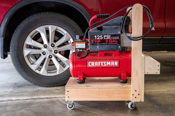 DIY Air Compressor Cart - Home DIY Fun