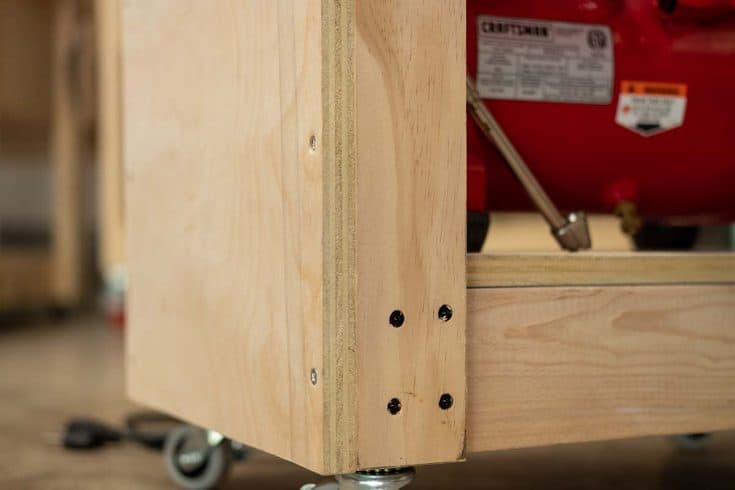 DIY Air Compressor Cart - Home DIY Fun