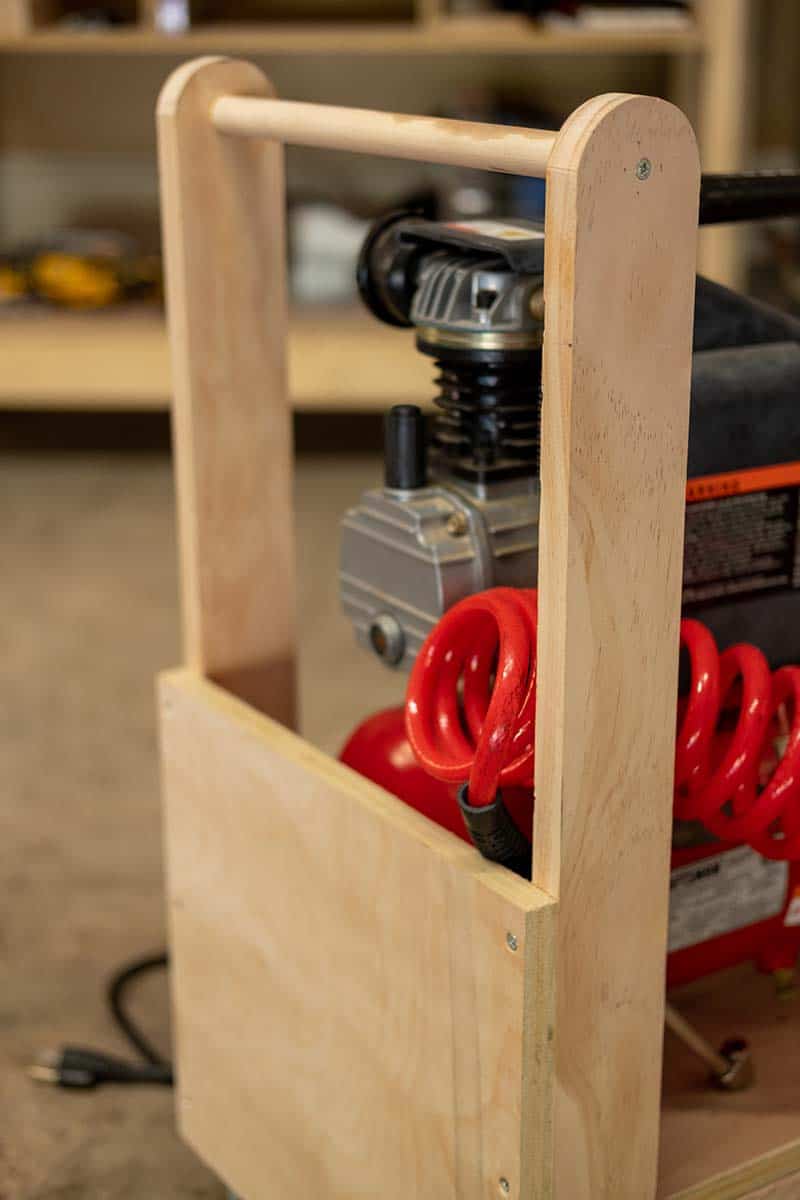 DIY Air Compressor Cart - Home DIY Fun